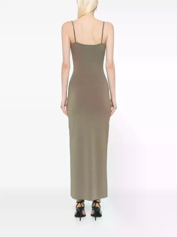 Christopher Esber Salacia Wire Column Dress - Green