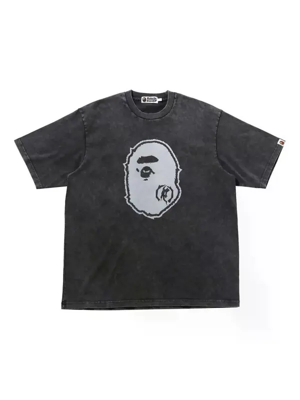 A BATHING APE Head Cotton T-shirt - Black