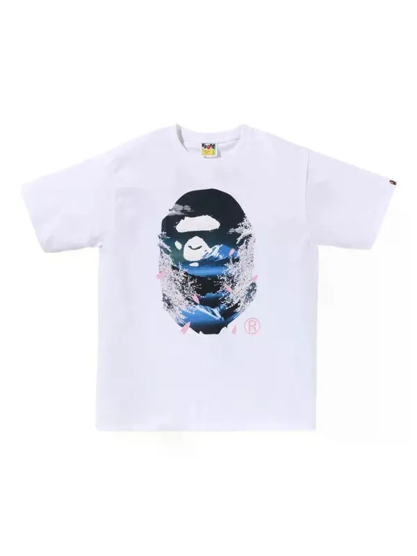 A BATHING APE Sakura T-shirt - White