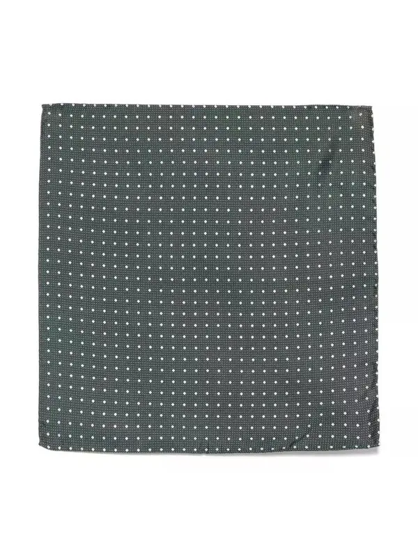 BOSS Pattern-jacquard Tie Set - Green