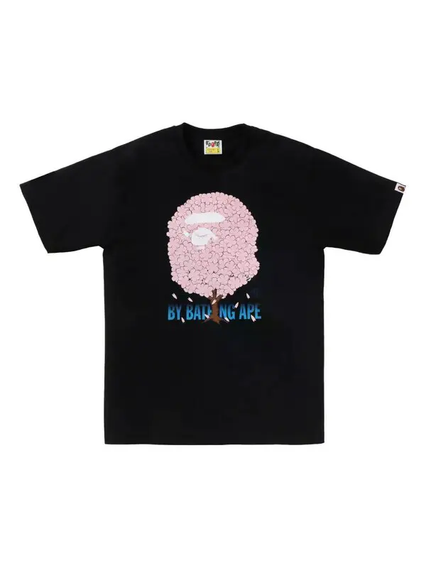 A BATHING APE Sakura T-shirt - Black