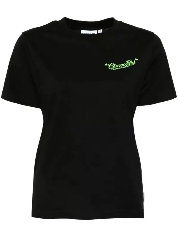 CHOCOOLATE Logo-embroidered T-shirt