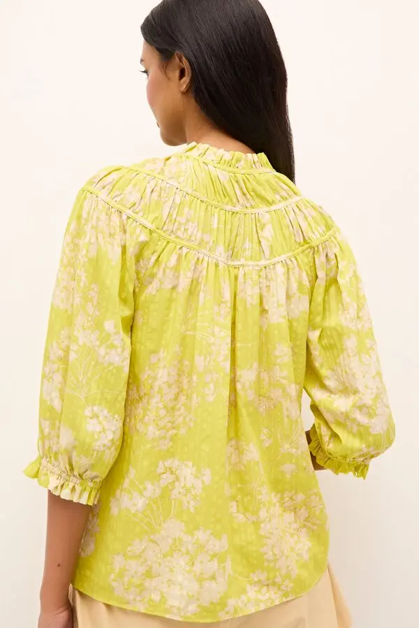 MARIE OLIVER Finley Top - Honeysuckle