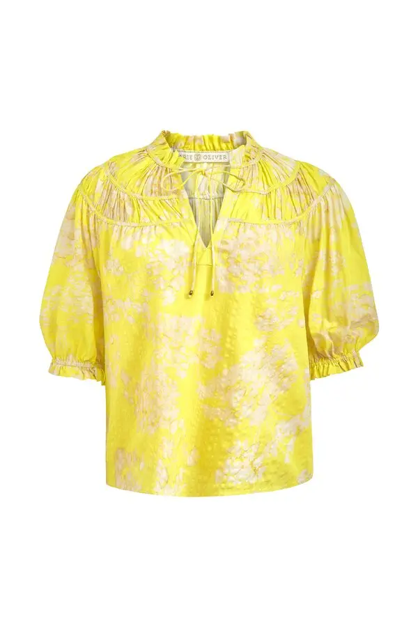 MARIE OLIVER Finley Top - Honeysuckle
