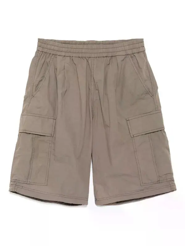 CHOCOOLATE Drawstring Cargo Shorts - Neutrals