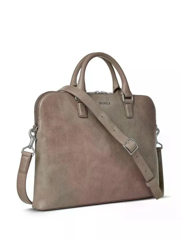 Shinola Leather Briefcase - Brown