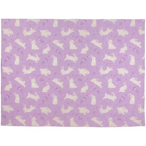NORTHLIGHT Easter Rabbit Rectangular Tablecloth70"