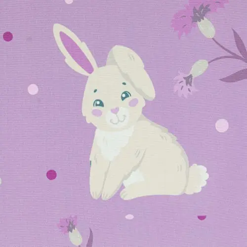 NORTHLIGHT Easter Rabbit Rectangular Tablecloth70"