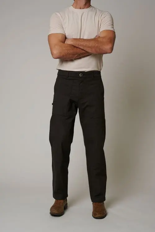 LEISURE LAB Cotton Ripstop Pants - Moonshine