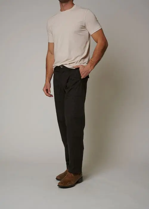 LEISURE LAB Cotton Ripstop Pants - Moonshine