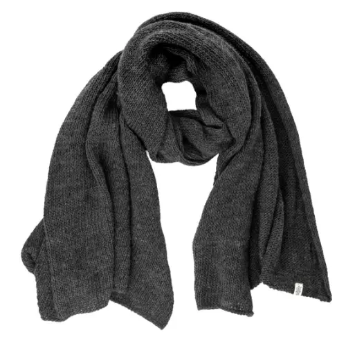NIRVANNA DESIGNS Hand Loom Air Wrap Scarf - Charcoal