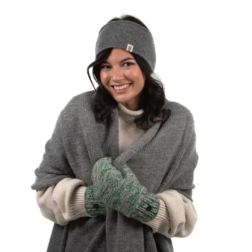 NIRVANNA DESIGNS Air Wrap Scarf - Olive