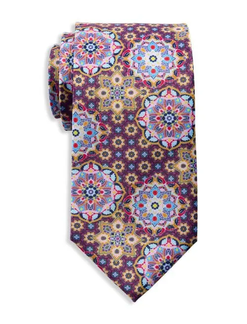 SYNRGY BY DXL Digital Medallion Neck Tie - Purple