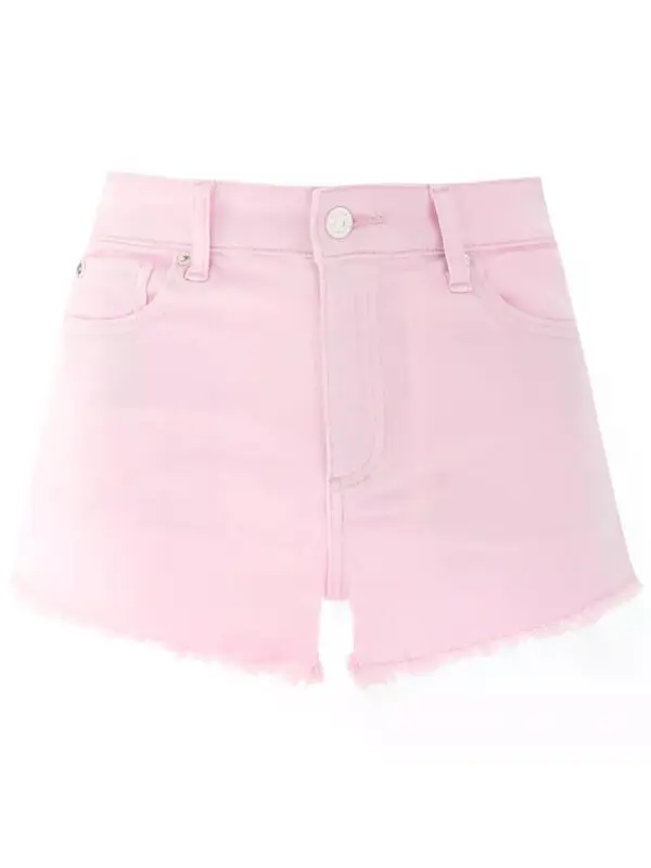 Armani Exchange Fringed Hem Denim Shorts