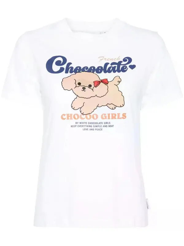 CHOCOOLATE Graphic-print T-shirt - White