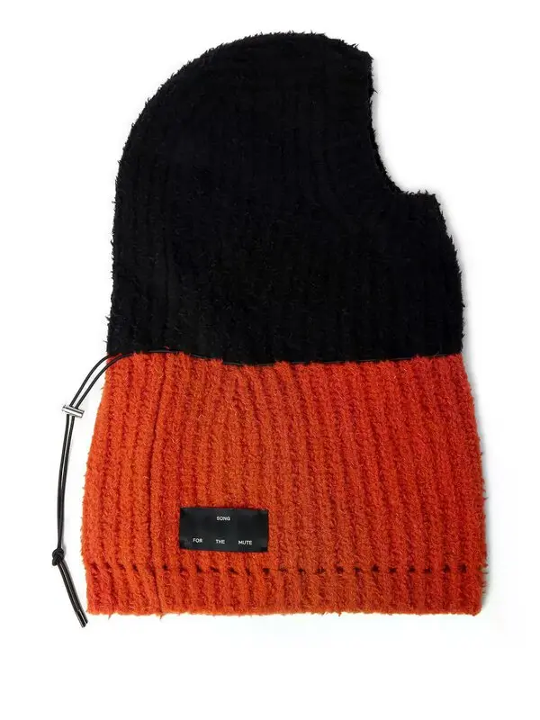SONG FOR THE MUTE Two-tone Balaclava - Black