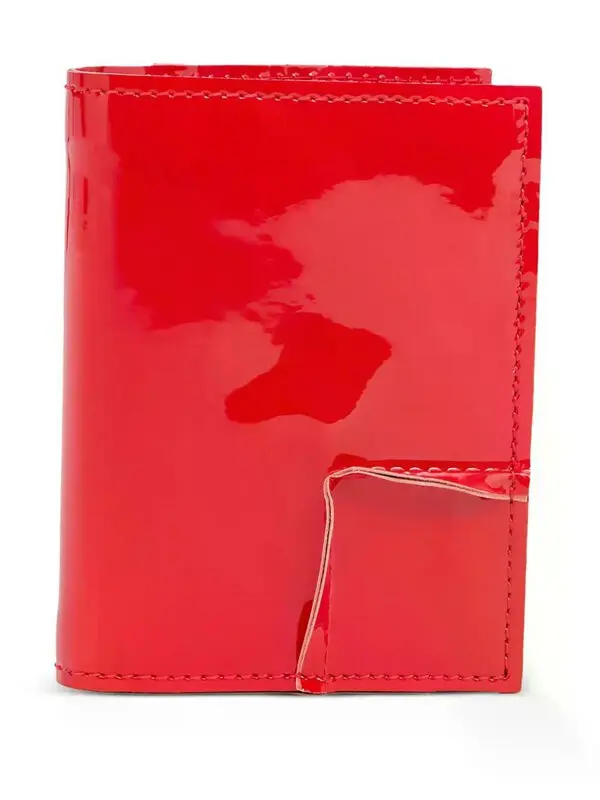 Comme Des Garçons Leather Wallet - Red