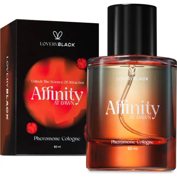 LOVERY Affinity At Dawn Pheromone Cologne Spray - Black