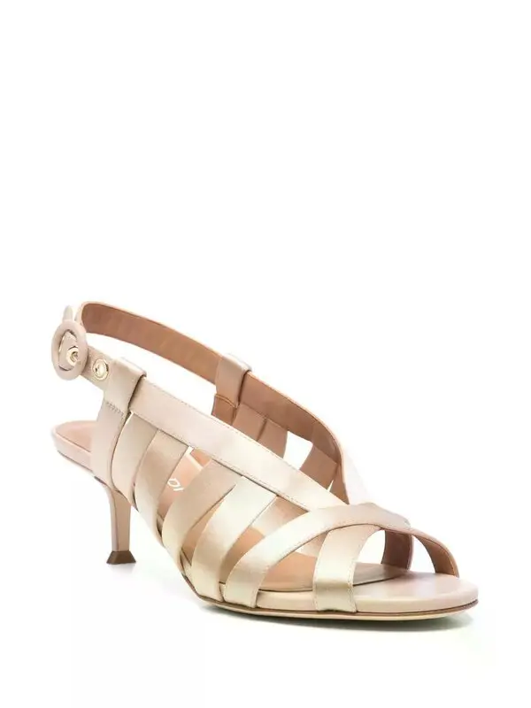 LELLA BALDI 60mm Satin Sandals