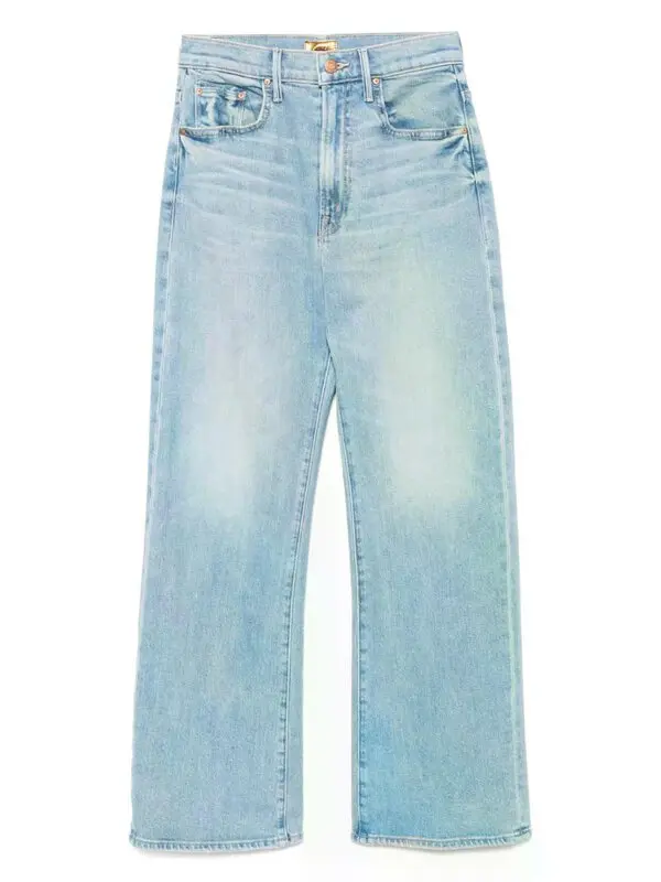 MOTHER Lil' Lasso Sneak Jeans - Blue