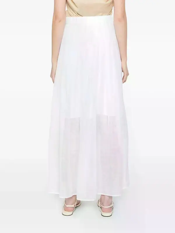 Iris Von Arnim Linen Midi Skirt