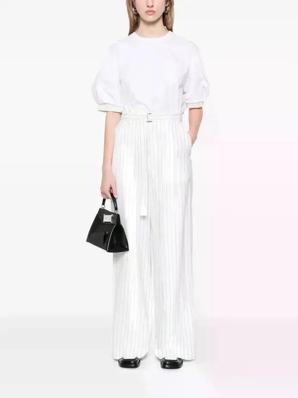 Sacai Pinstripe Palazzo Trousers