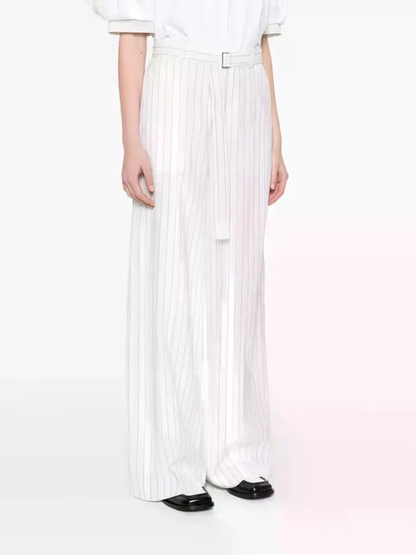 Sacai Pinstripe Palazzo Trousers