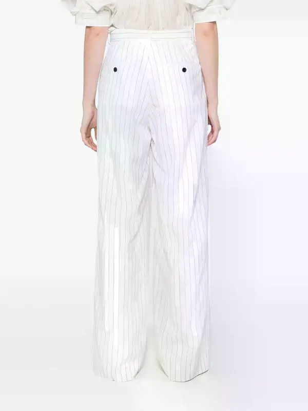Sacai Pinstripe Palazzo Trousers