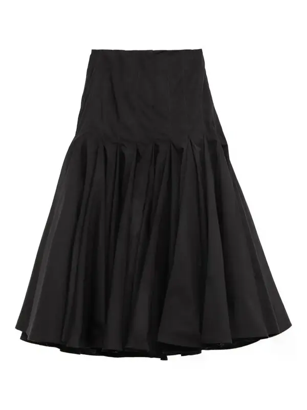 Jacquemus The Agave Ruched Midi Skirt