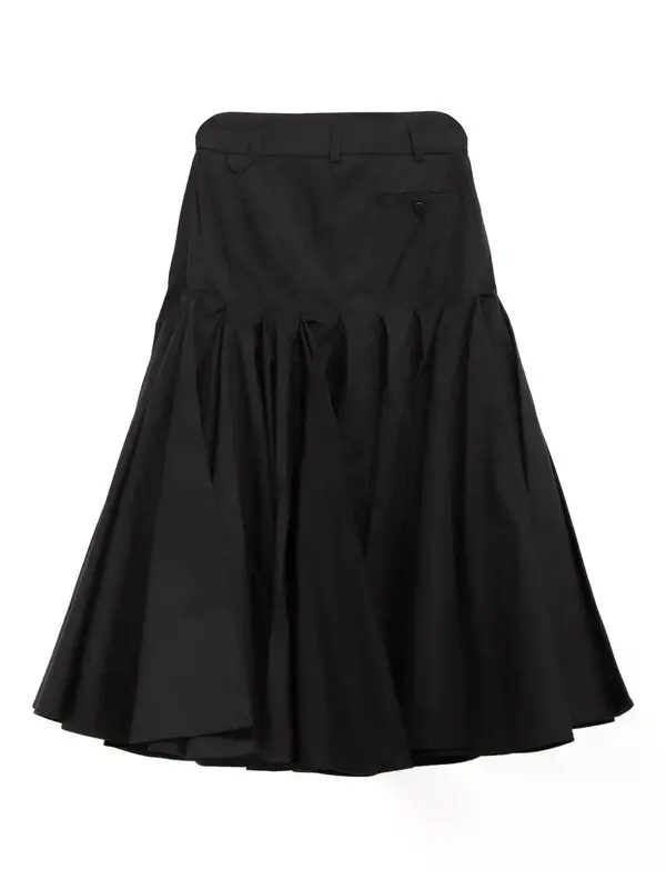 Jacquemus The Agave Ruched Midi Skirt