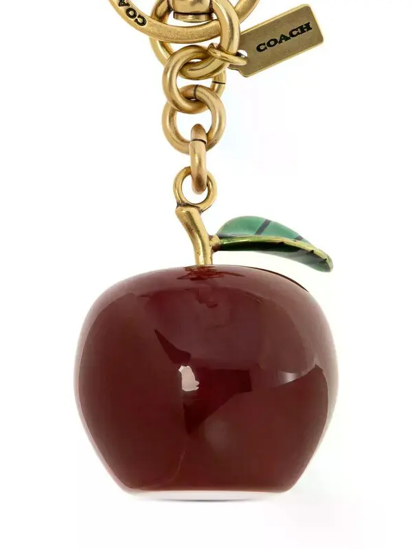 COACH Apple-motif Bag Charm - Gold