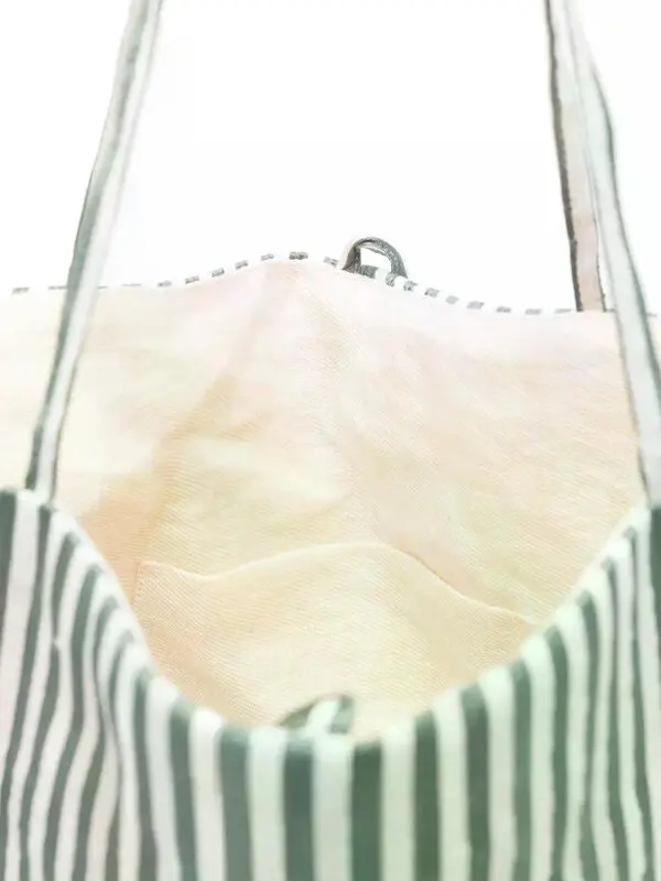 ALYSI Striped Tote Bag