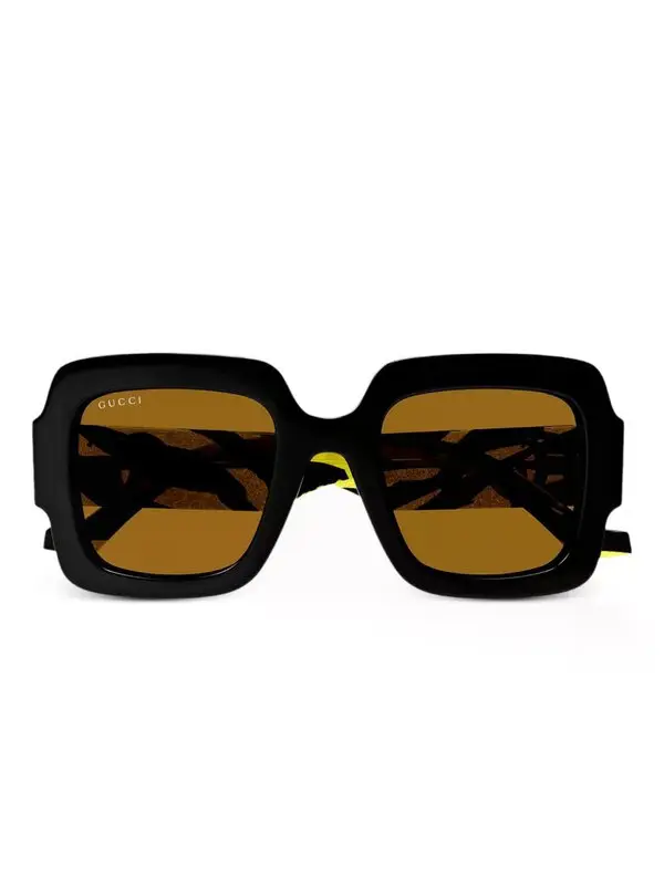 Gucci Square-frame Sunglasses - Black