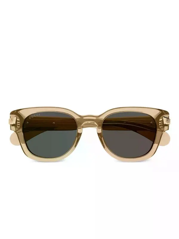 Gucci Square-frame Sunglasses - Neutrals