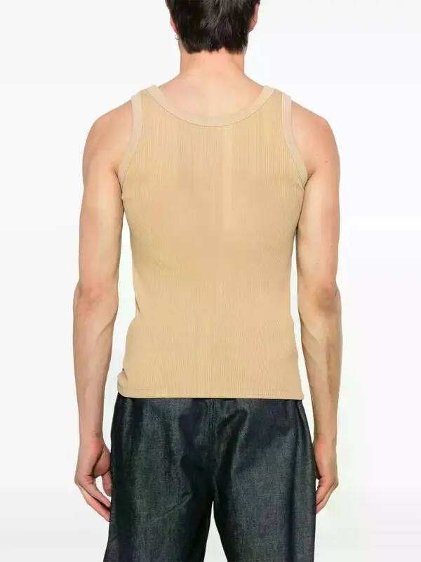 Fendi Logo-embroidered Tank Top