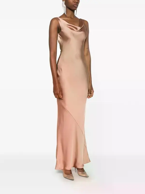 Norma Kamali Maria Maxi Dress - Brown - 46% Off | Editorialist