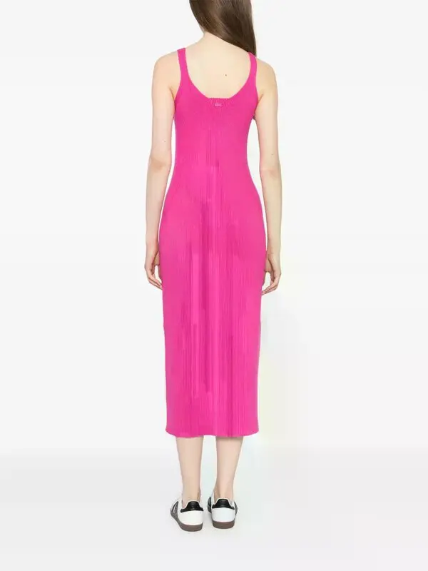 Lacoste Long Ribbed Dress