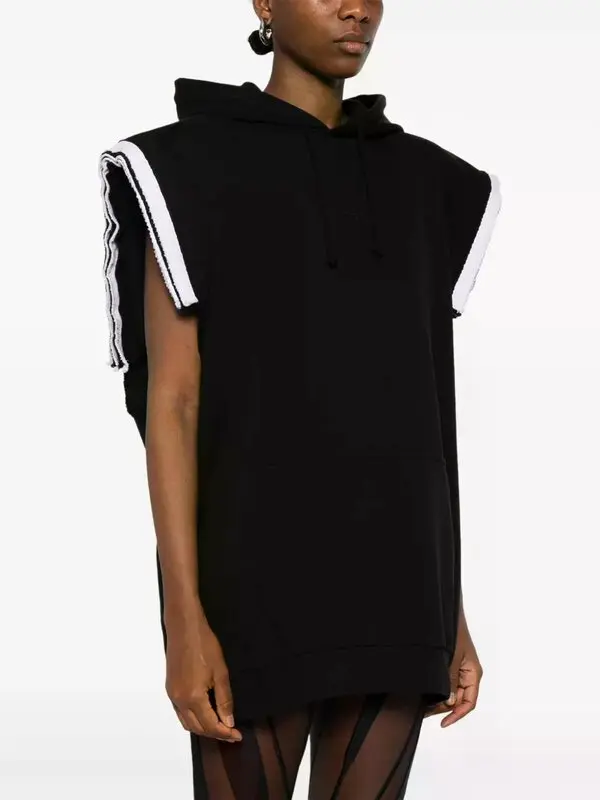 ALAINPAUL Layered Shoulder Hoodie