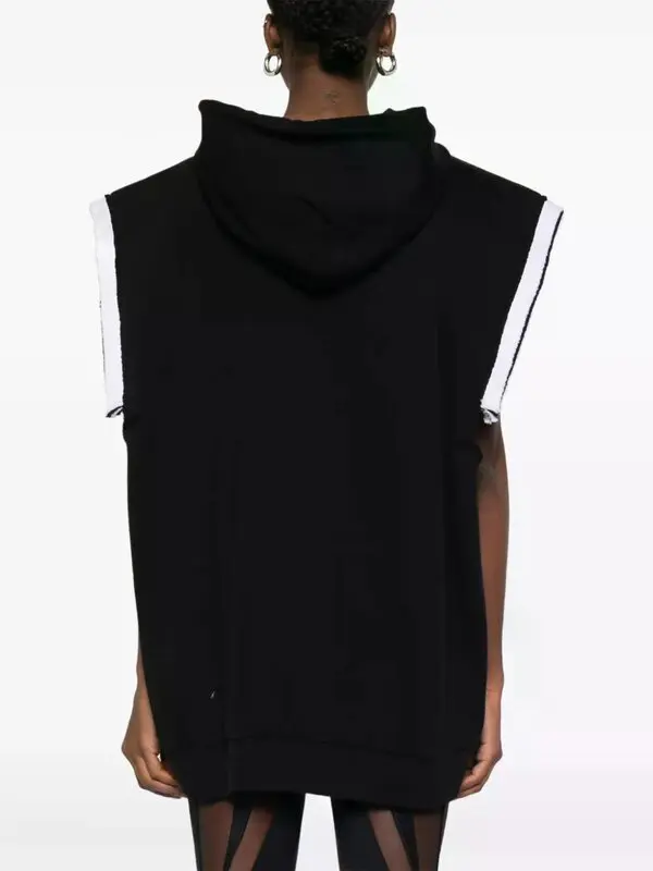 ALAINPAUL Layered Shoulder Hoodie