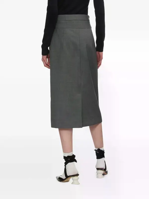 SHUSHU/TONG Layered Midi Skirt