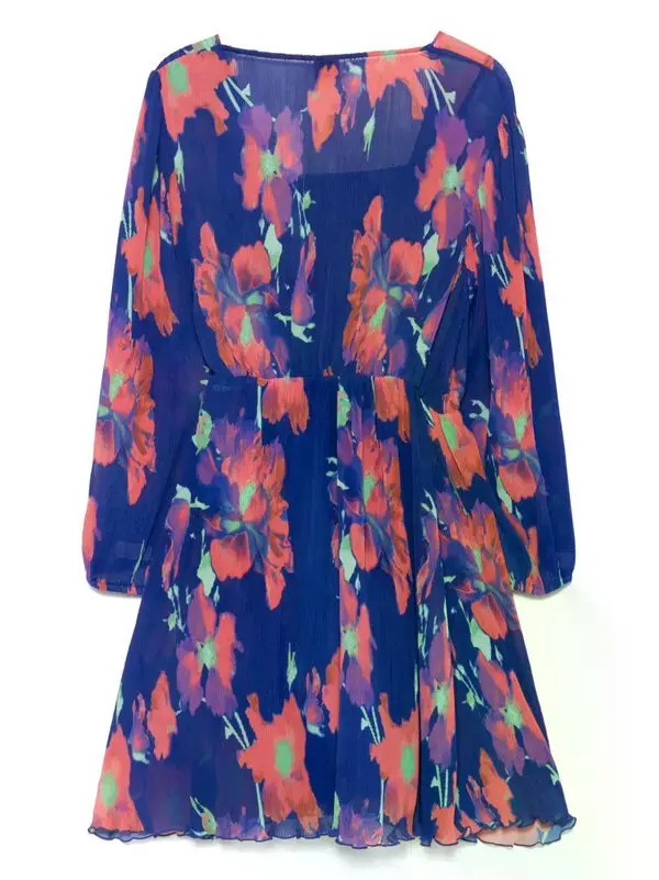 Hugo Floral-print Midi Wrap Dress