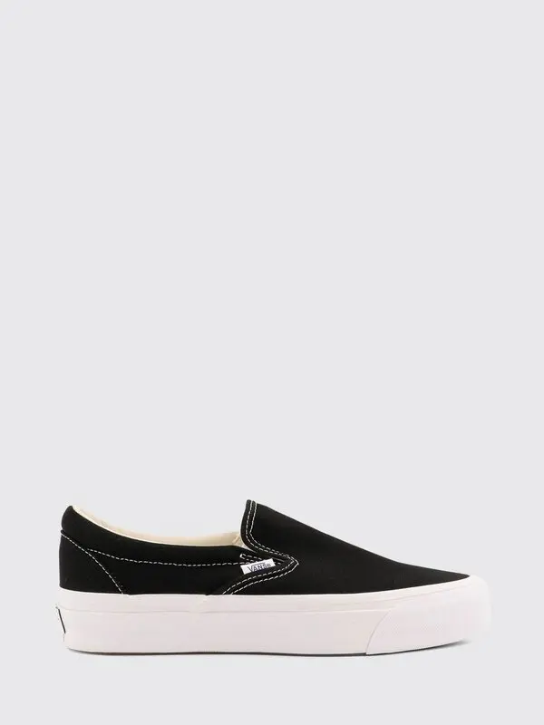 VANS Lx Classic Slip-on 98 Check Cotton Canvas Sneakers - Black
