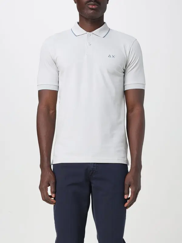SUN 68 Polo Shirt - Grey