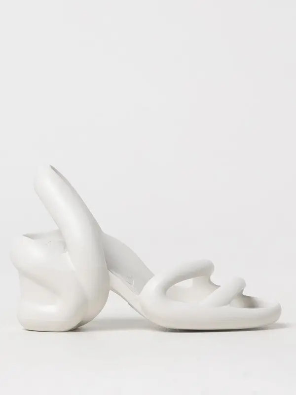 Camper Heeled Sandals - White