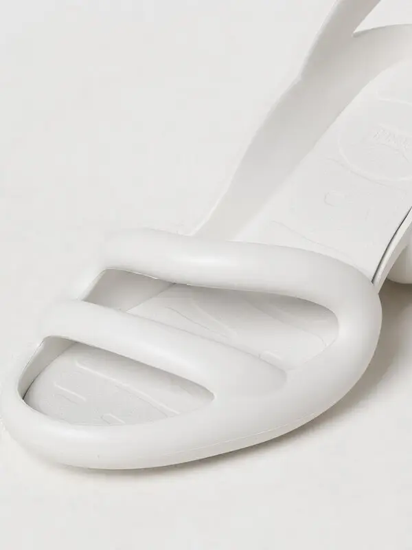 Camper Heeled Sandals - White