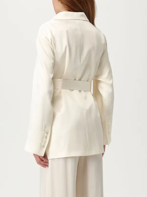 SEMICOUTURE Belted Jacket - Natural