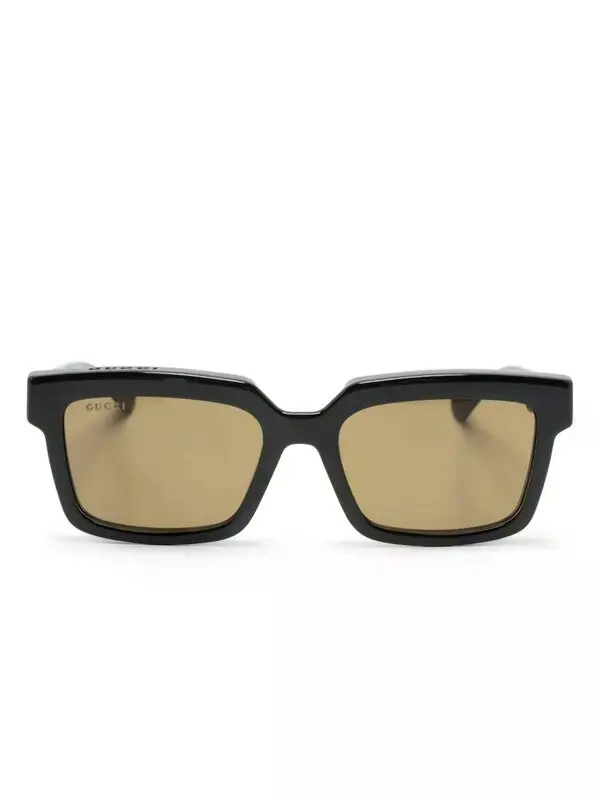 Gucci Square-frame Sunglasses - Black