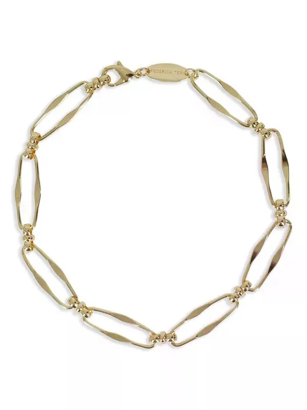 Federica Tosi Plated Cable-link Necklace - Gold