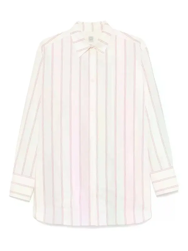 TOTEME Striped Shirt - Neutrals