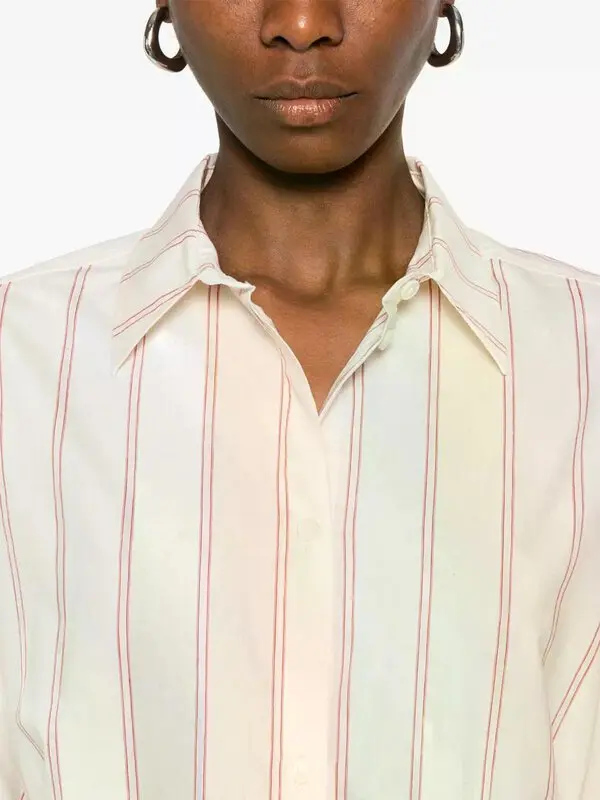 TOTEME Striped Shirt - Neutrals